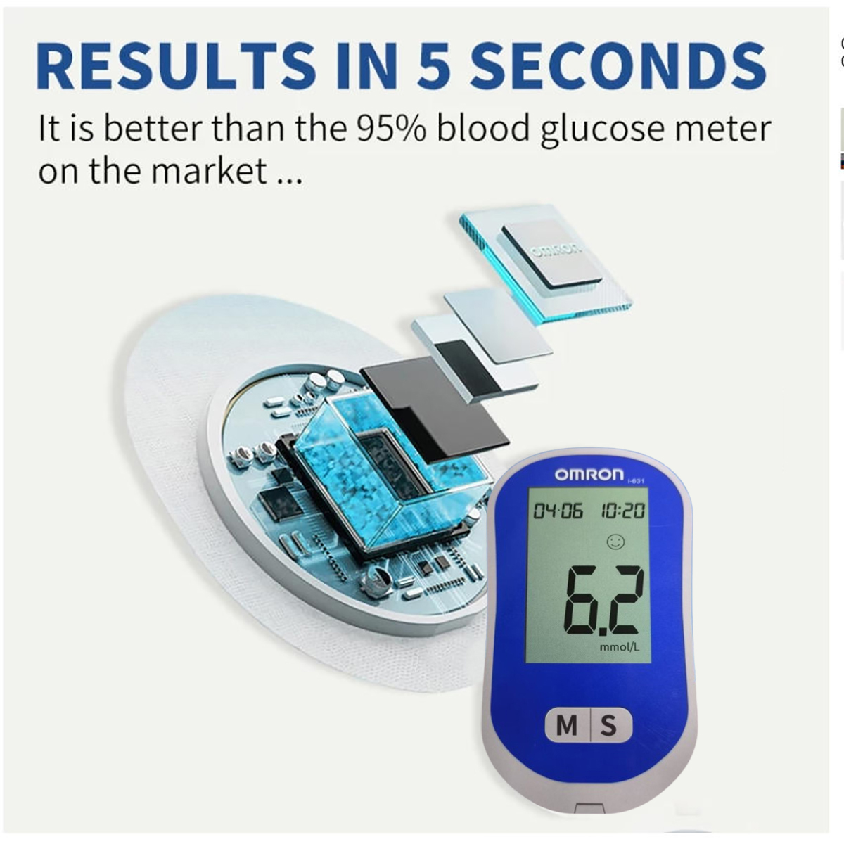 All-in-One Blood Glucose Meter Kit Complete Home Testing Set | Shopee ...
