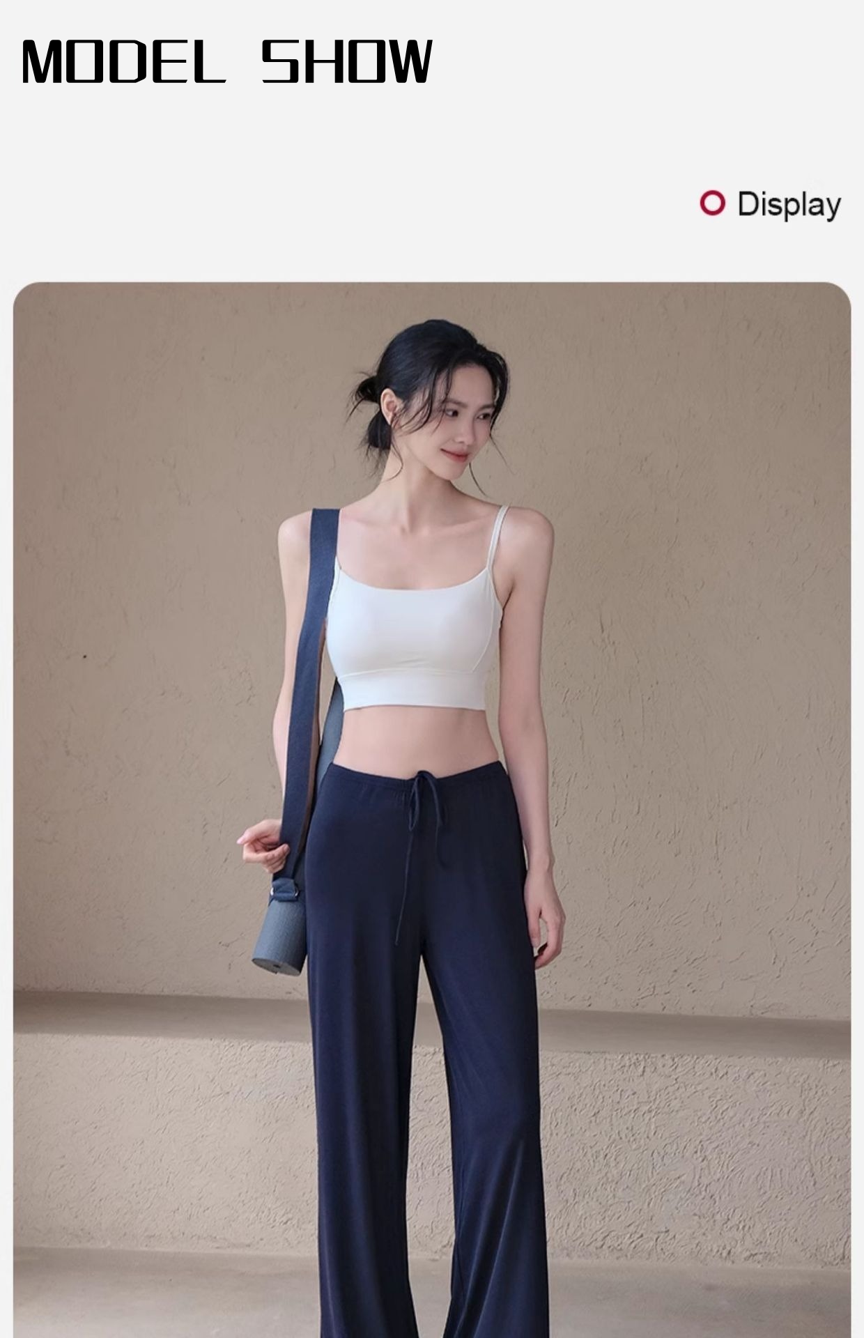 Yoga Pants Women Casual Wide Leg Loose Straight Slimming Drape Pants ...