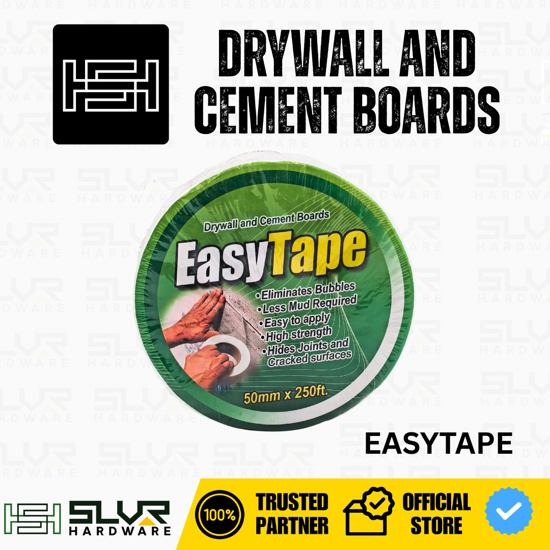 EASY TAPE - Drywall and Cement Board Tape 50mm x 250 ft. per roll ...