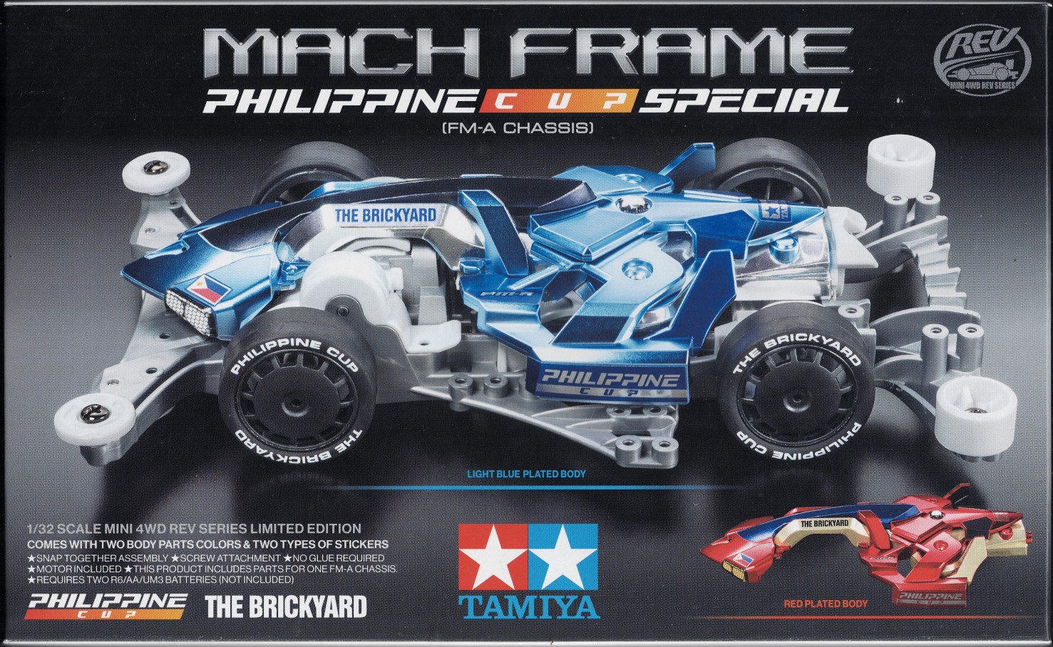 TAMIYA Mach Frame PHILIPPINE CUP SPECIAL (FM-A Chassis) 92462 MINI 4WD ...