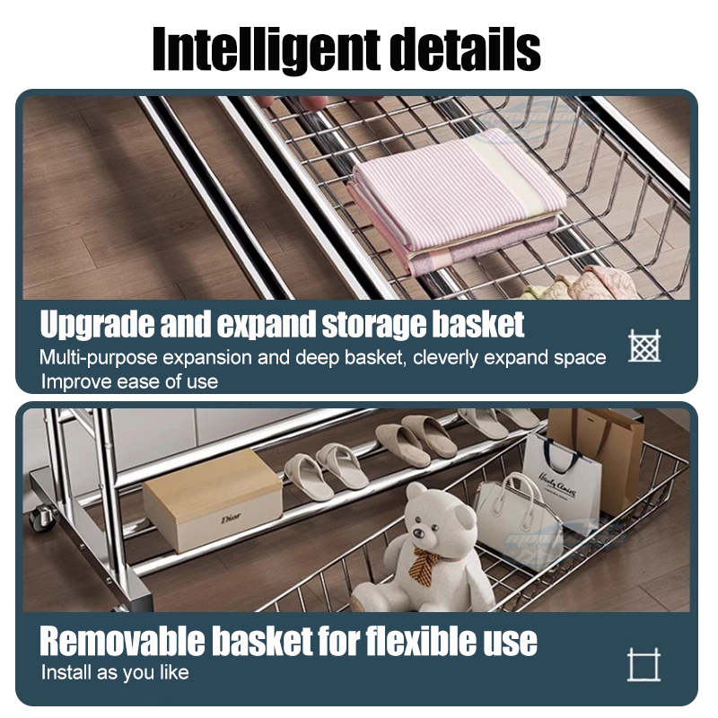 Clothes Drying Rack Sampayan Ng Damit Heavy Duty Steel Clothes Rack ...