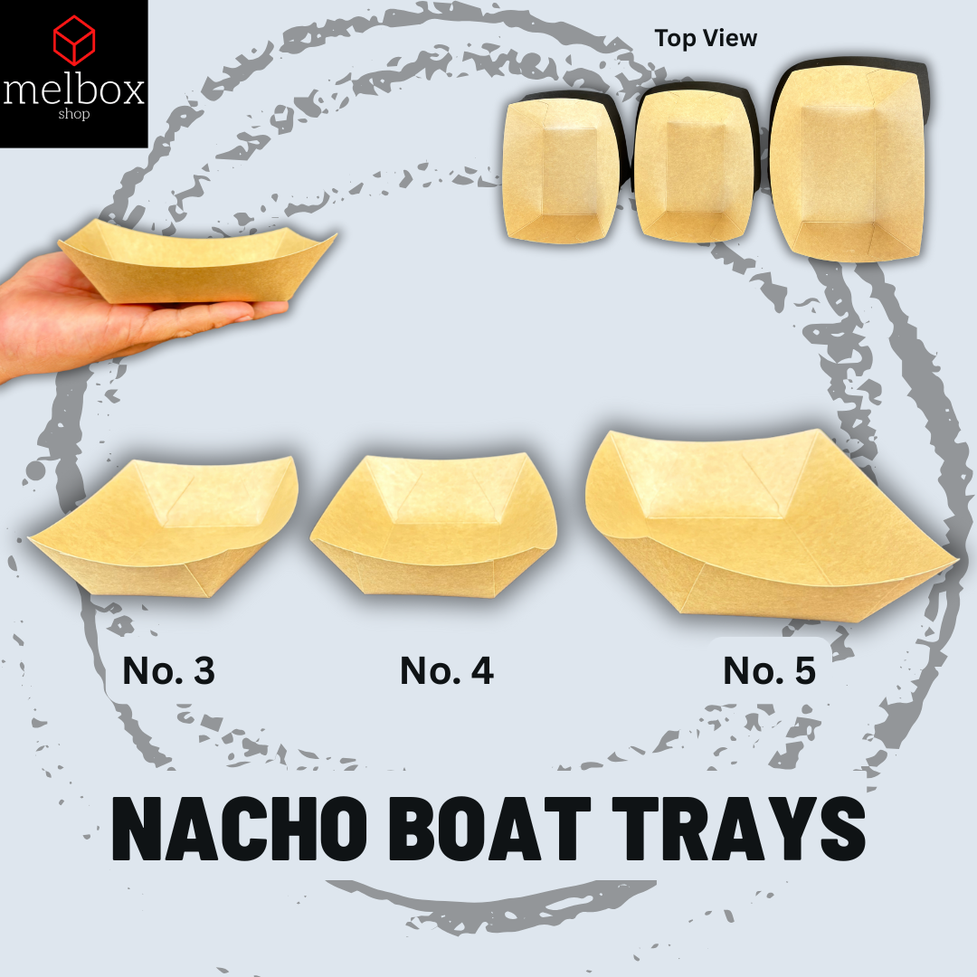 [50 pcs] Nacho Boat Tray Paper Party Charcuterie Dine In | Shopee ...