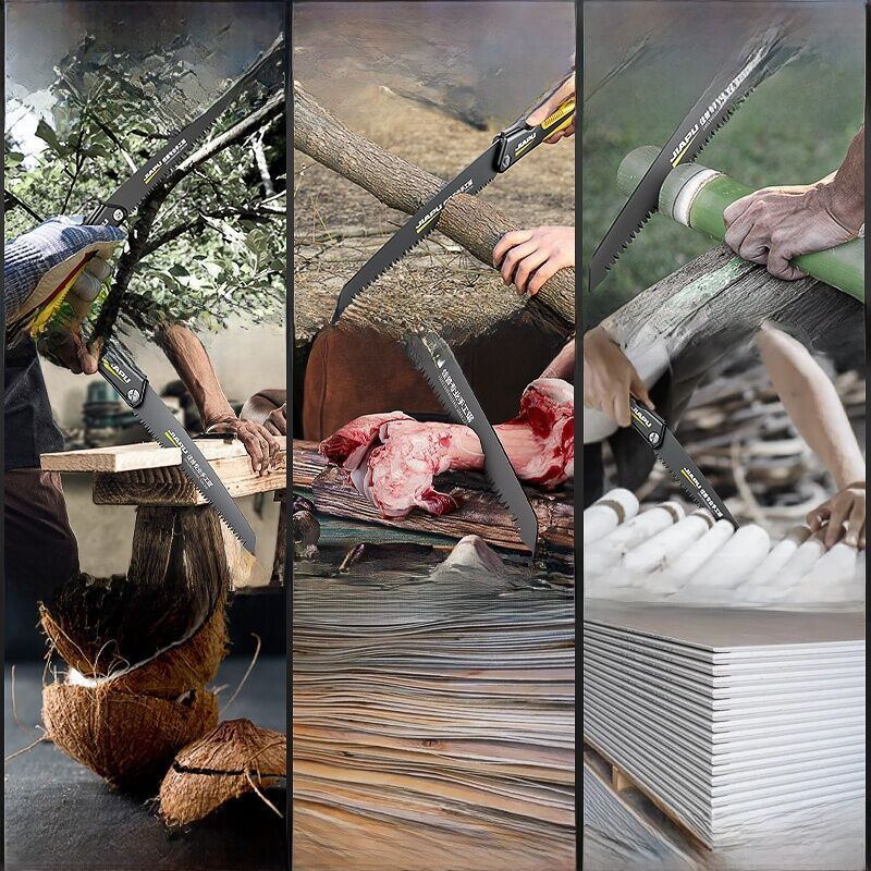 Hand saw Wooden saw Fruit tree pruning saw portable shell carpentry saw ...