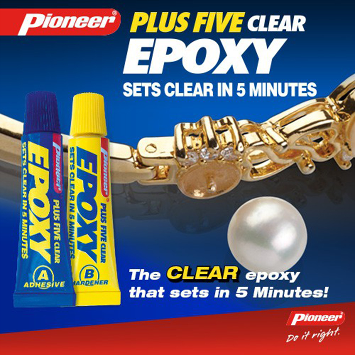 Pioneer Plus Five Clear Epoxy 15g Tube | Shopee Philippines