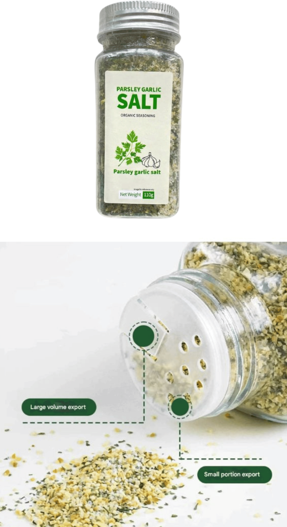 Parsley Garlic Salt Powder Original – Premium Garlic Parsley Salt ...