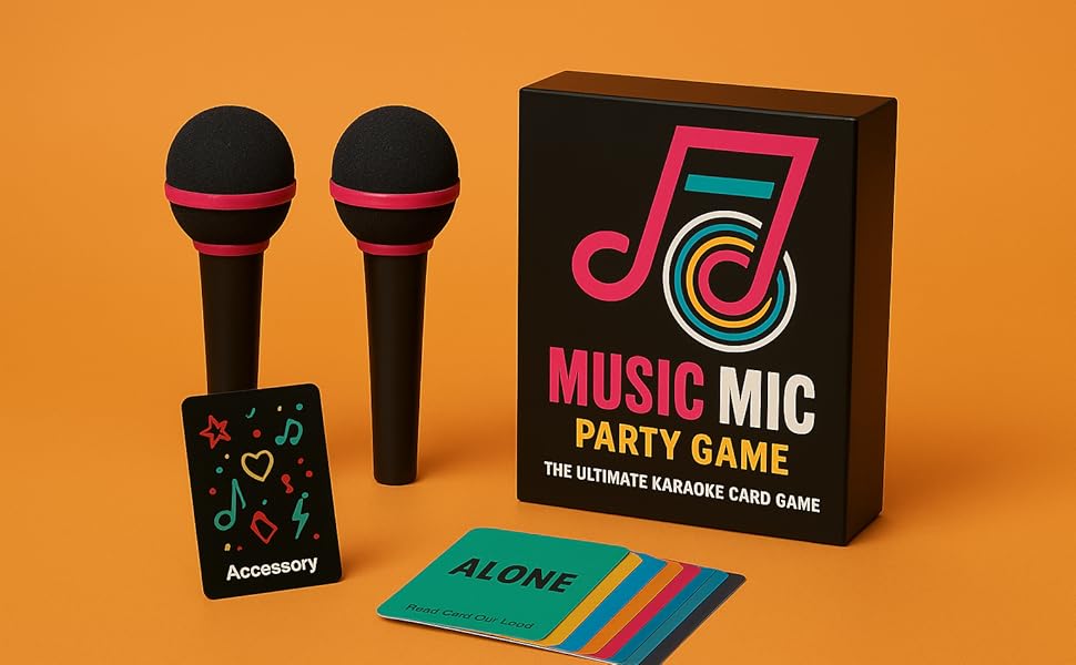 Grab The Mic Karaoke Game Family Party Board Game Toys The Mic Party ...