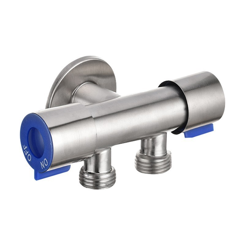 Stainless Steel 2-Way Angle Valve Dual Control 1/2" Multi-Function ...