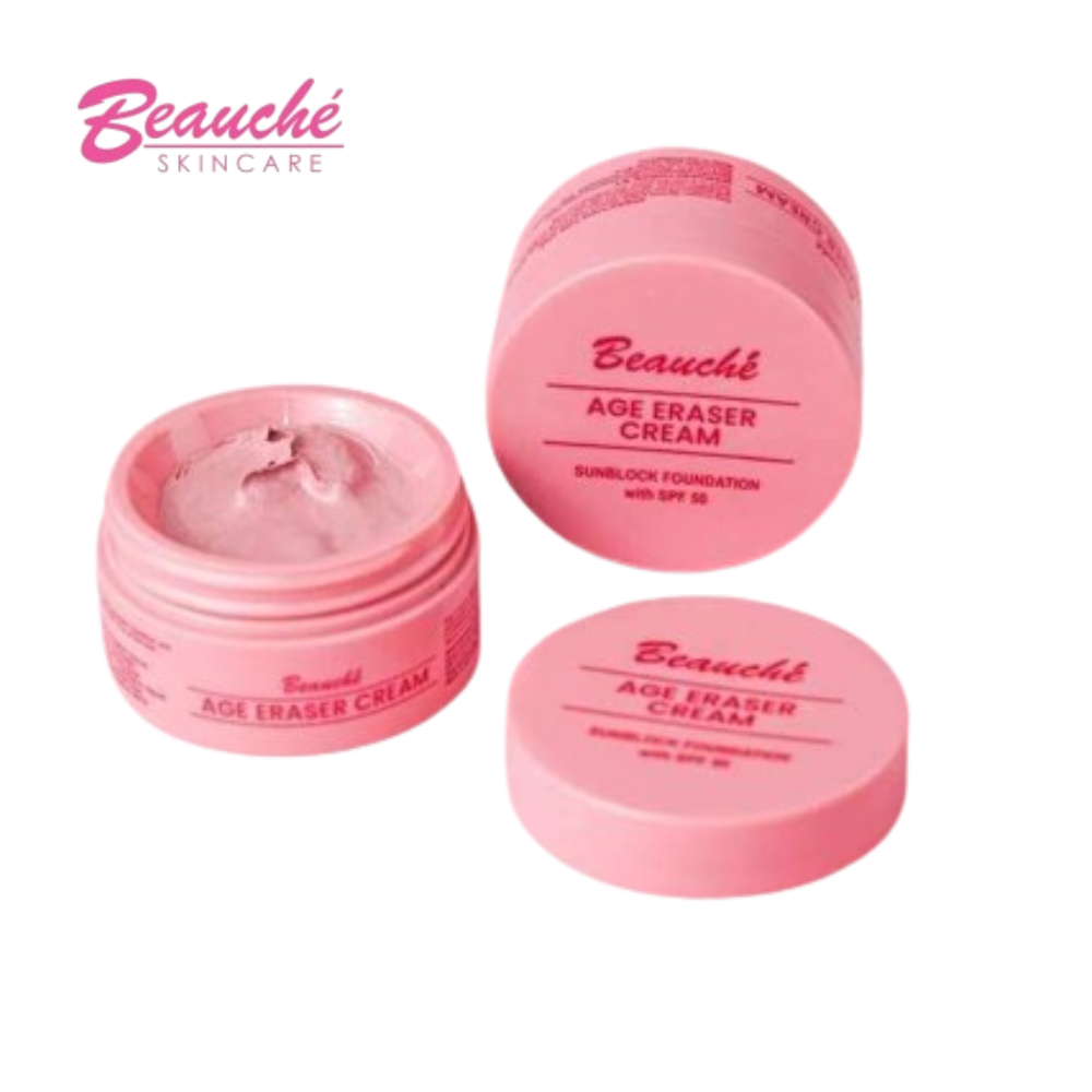 BEAUCHE AGE ERASER CREAM 10g -3pcs | Sunscreen Foundation with SPF 50 ...