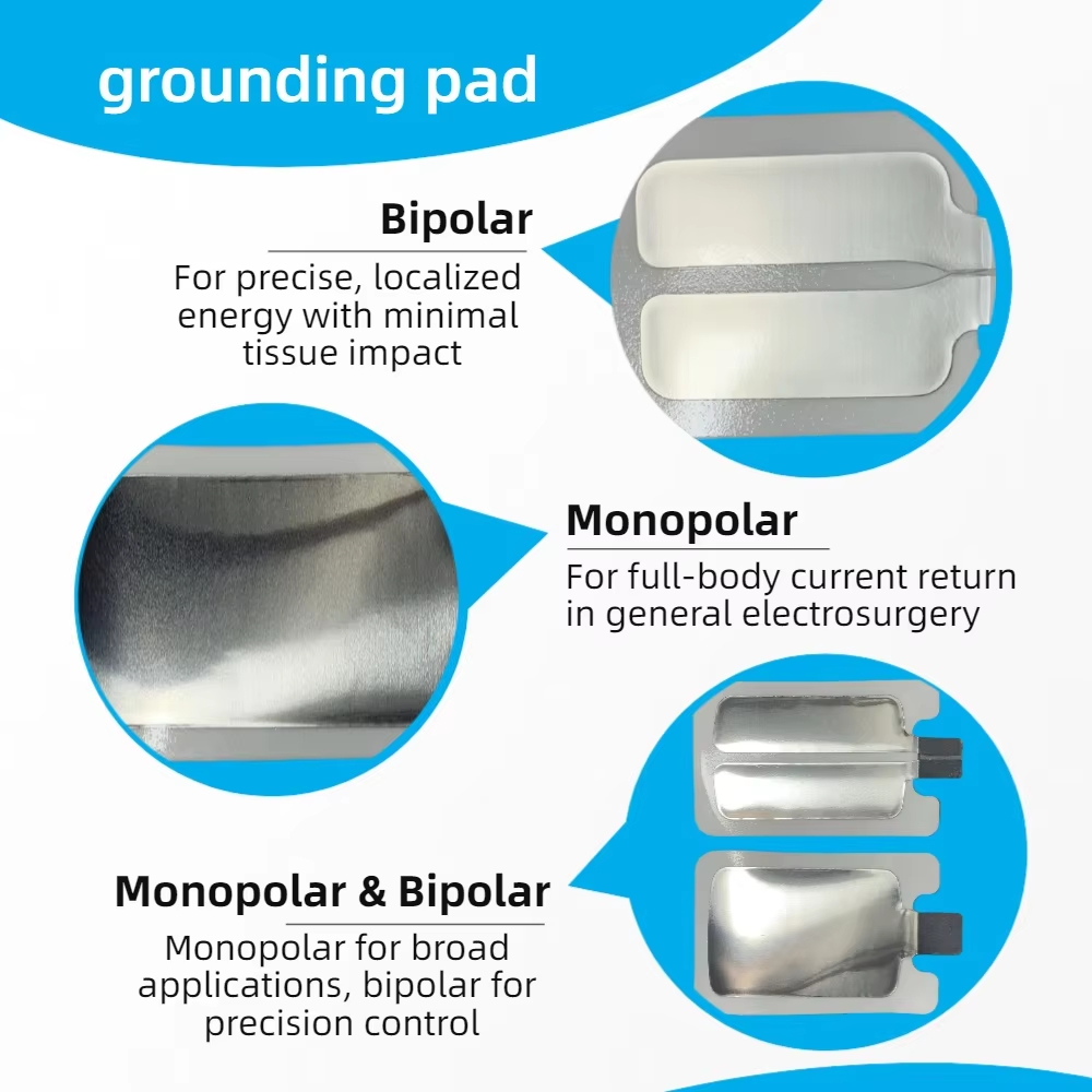 5PCS Grounding Pad Medical Monopolar/Bipolar Disposable Neutral ...