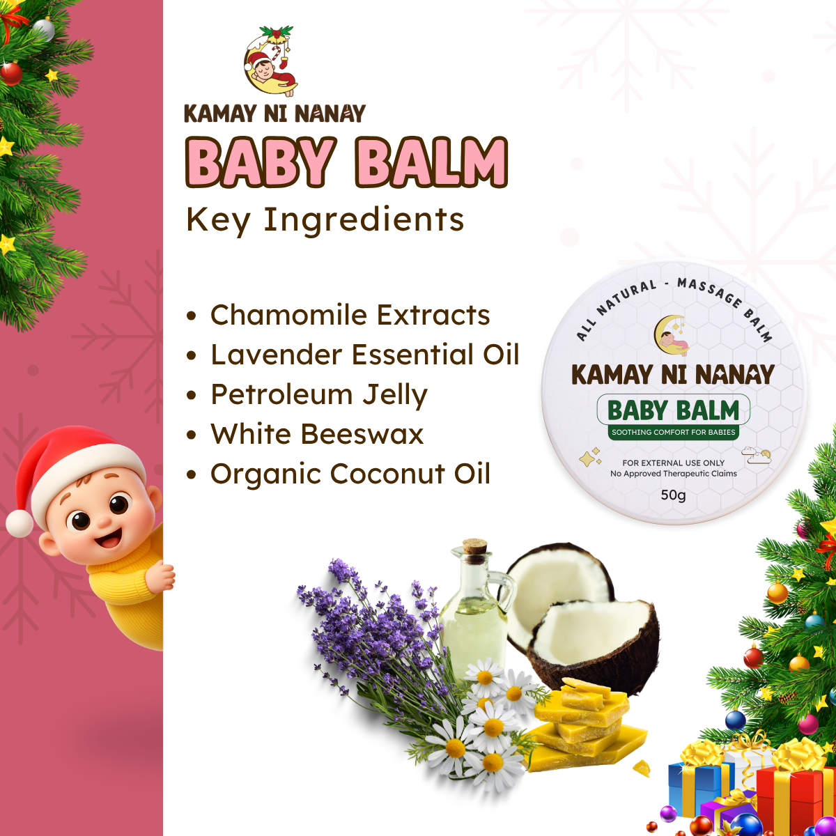 Kamay ni Nanay Baby Balm – Safe Baby Balm for Babies | G6PD Safe, 100% ...