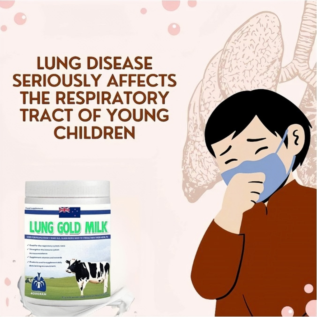 Lung Gold Milk Original Colostrum From New Zealand Milk The Natural ...