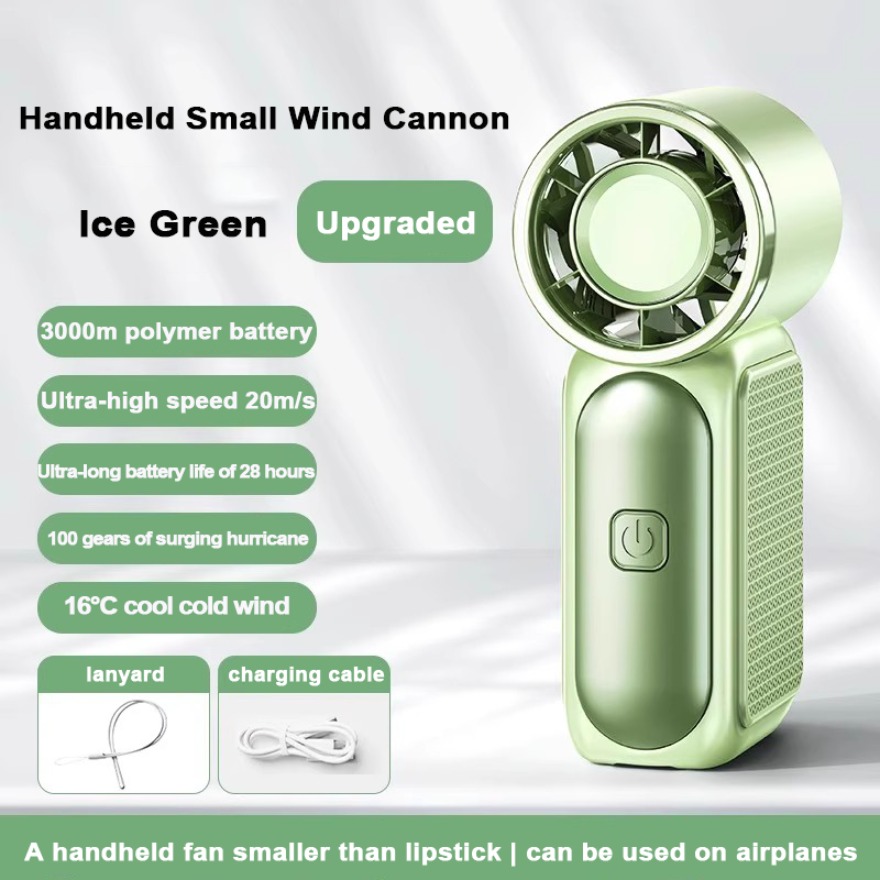 Super Mini Handheld Pocket palm mini high-speed Fan PortableTurbo ...