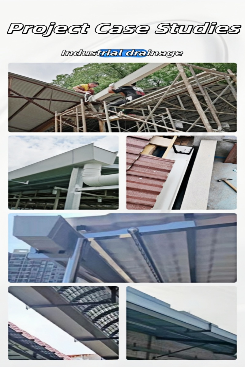 PVC Roof Gutter 160mm | Kanal Rain Drainage Channel | 4ft Downspout ...