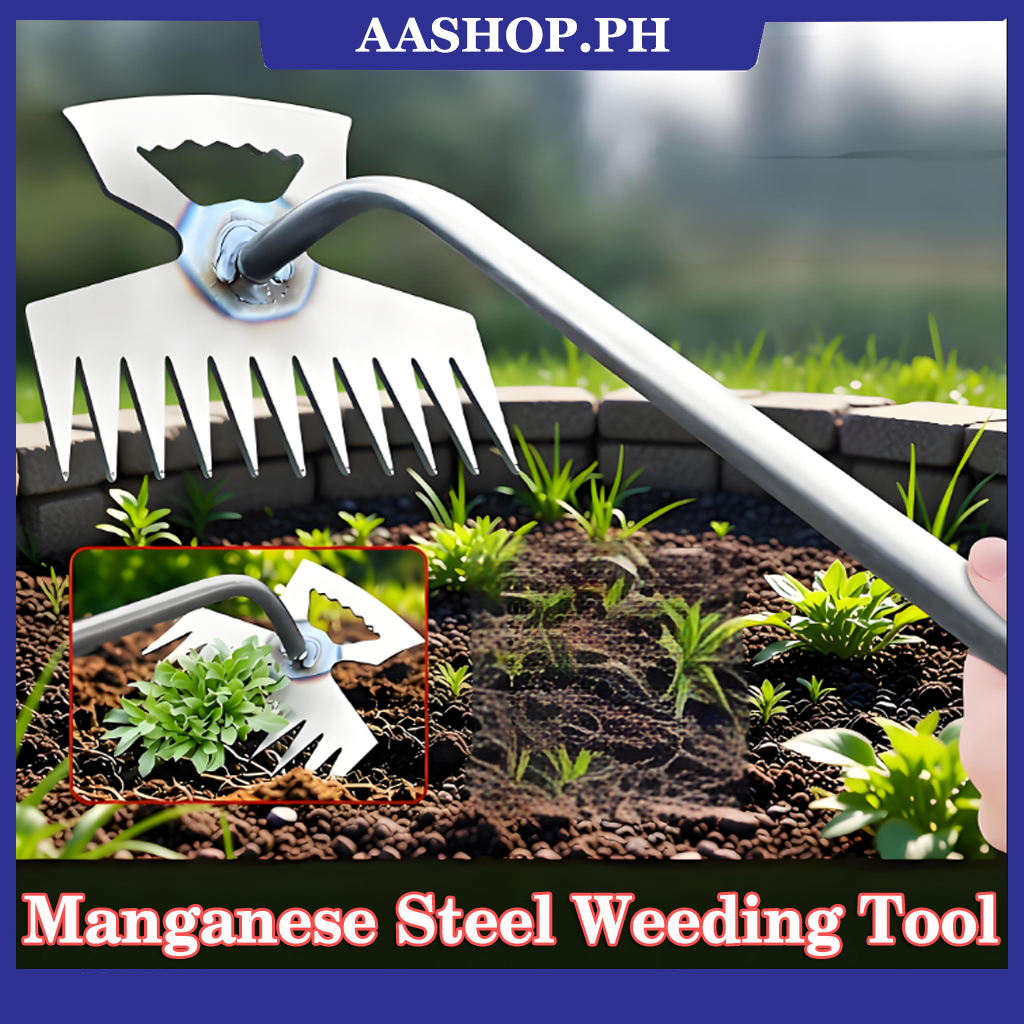 11 Teeth Weeding Uprooting Tool Multi Purpose Kalaykay for Garden Grass ...