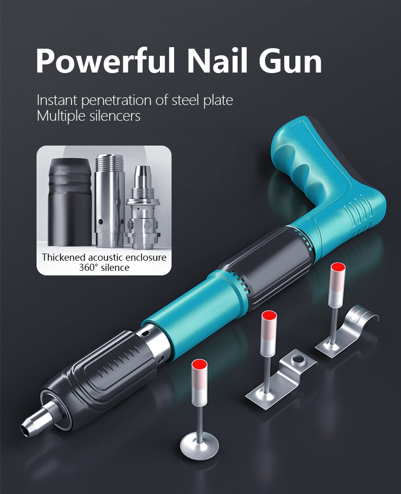 KUWO Nail Gun Heavy Duty Original Nail Gun Power Tool Cordless Steel ...