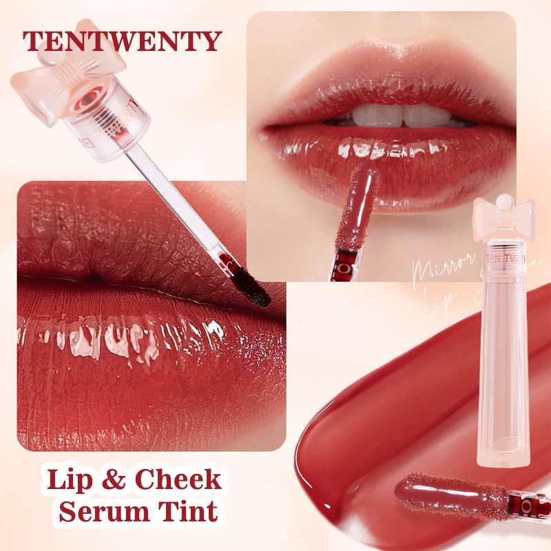 Pink bow-shaped lip gloss! Smooth and creamy texture, even for those ...