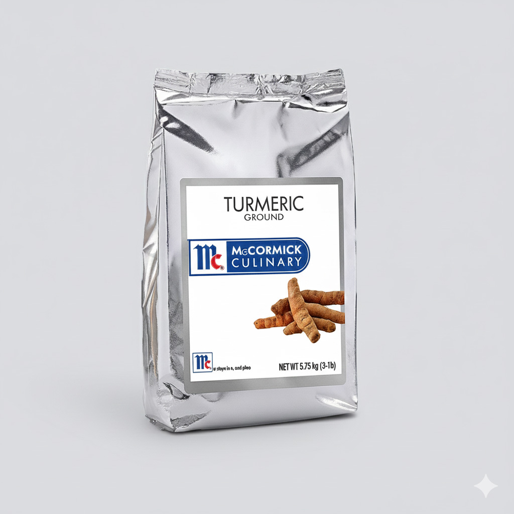 McCormick Culinary Turmeric Ground 1kg Pack - Peppery Spicy Aroma for ...