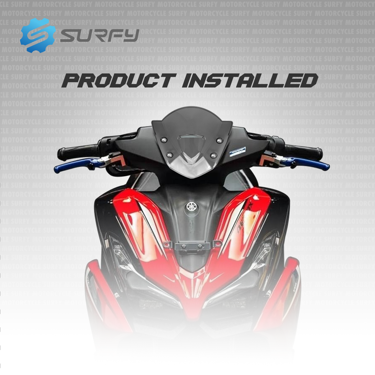 KNO Aerox V3 Windshield Visor Durable ABS Plastic Airflow Design ...