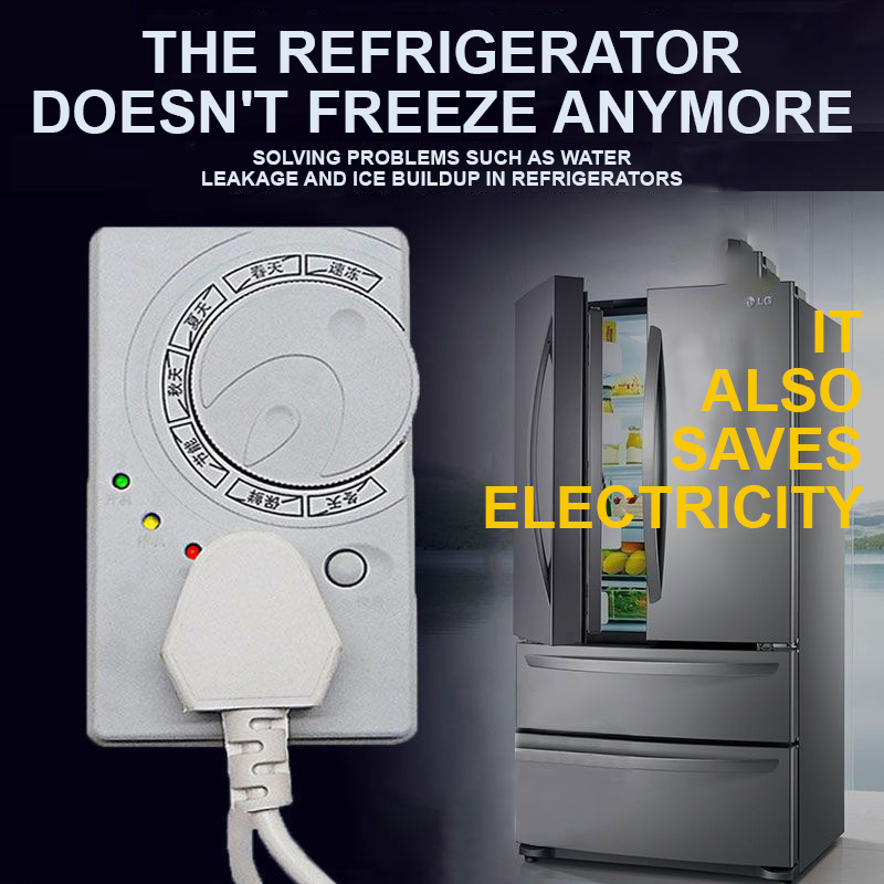 Refrigerator thermostat deicer freezer outlet energy saving delay ...