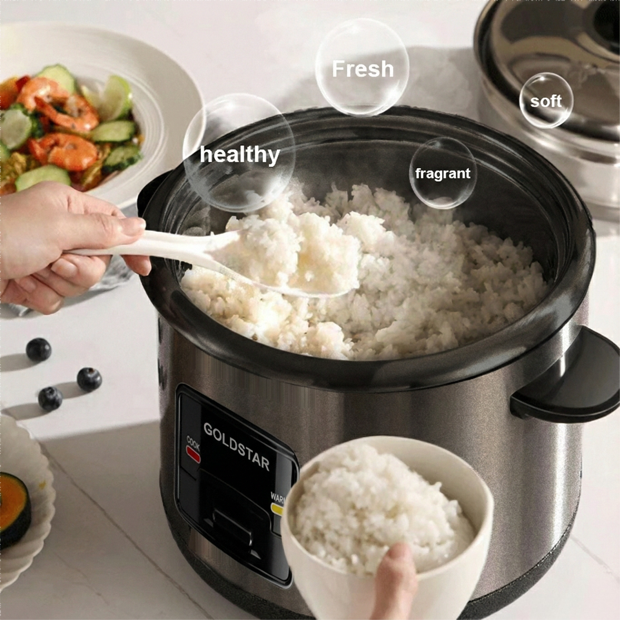 Gold Star Stainless Rice Cooker 6L Large Capacity Standard ...