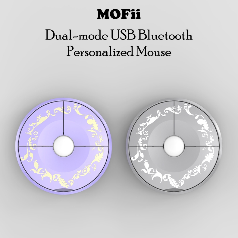 MOFii M1DM Personalized Dual-mode Mini Mouse USB Wireless Bluetooth ...