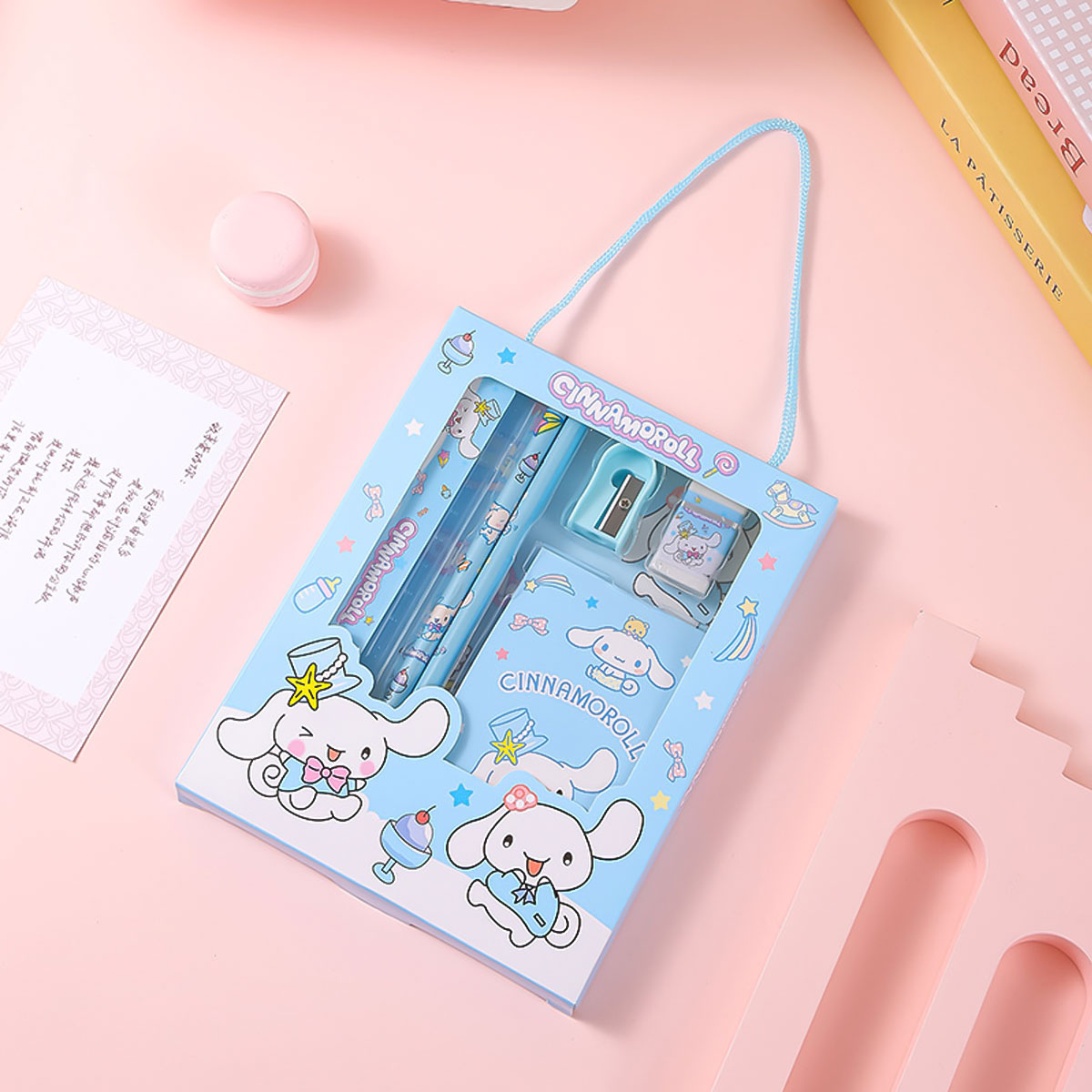 6pcs Stationery Set Kuromi Melody Cinnamoroll Pencil Pencil Ruler For ...