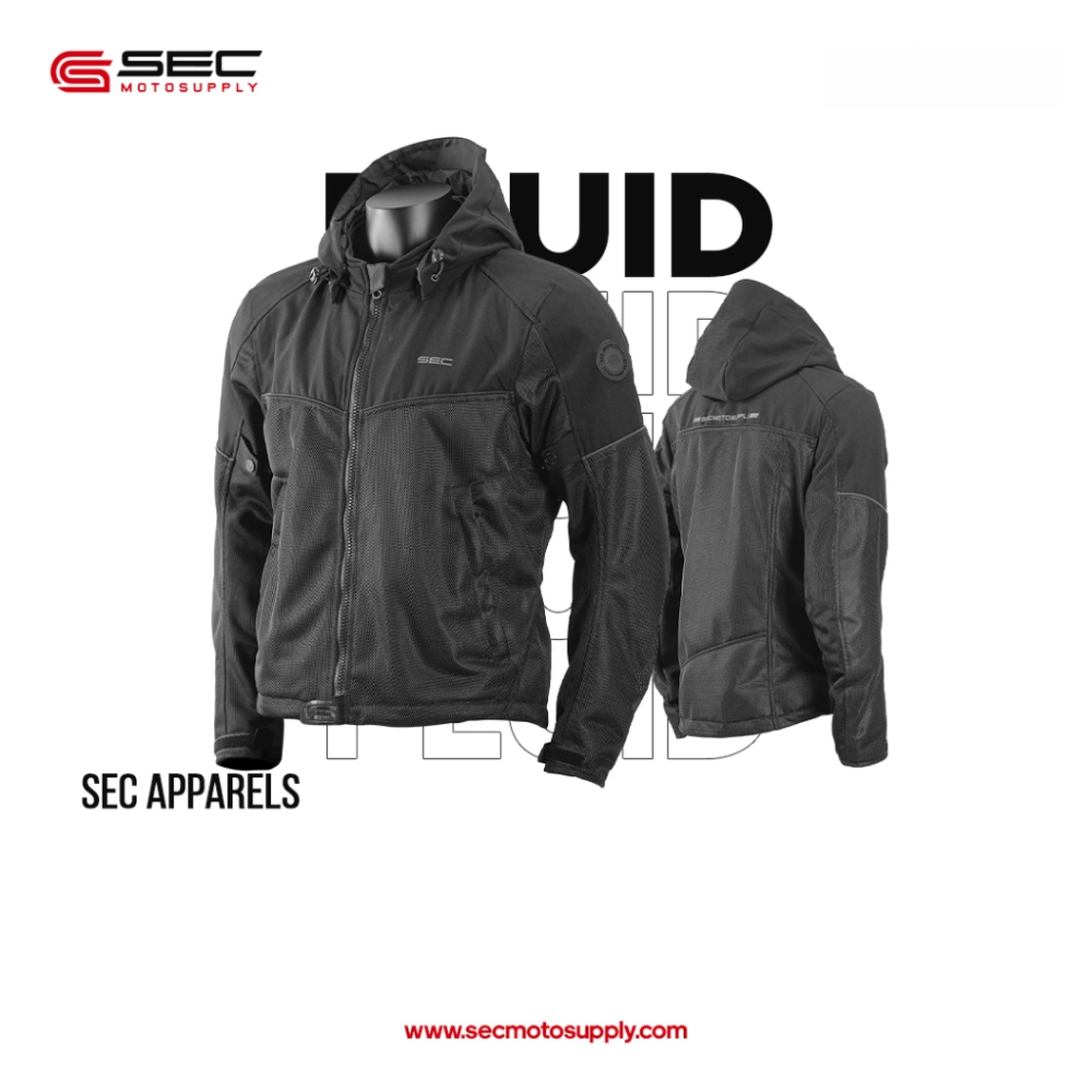 SEC FLB097 Fluid Motorcycle Riding Jacket for Men (S–3XL) – DSEC-06558 ...