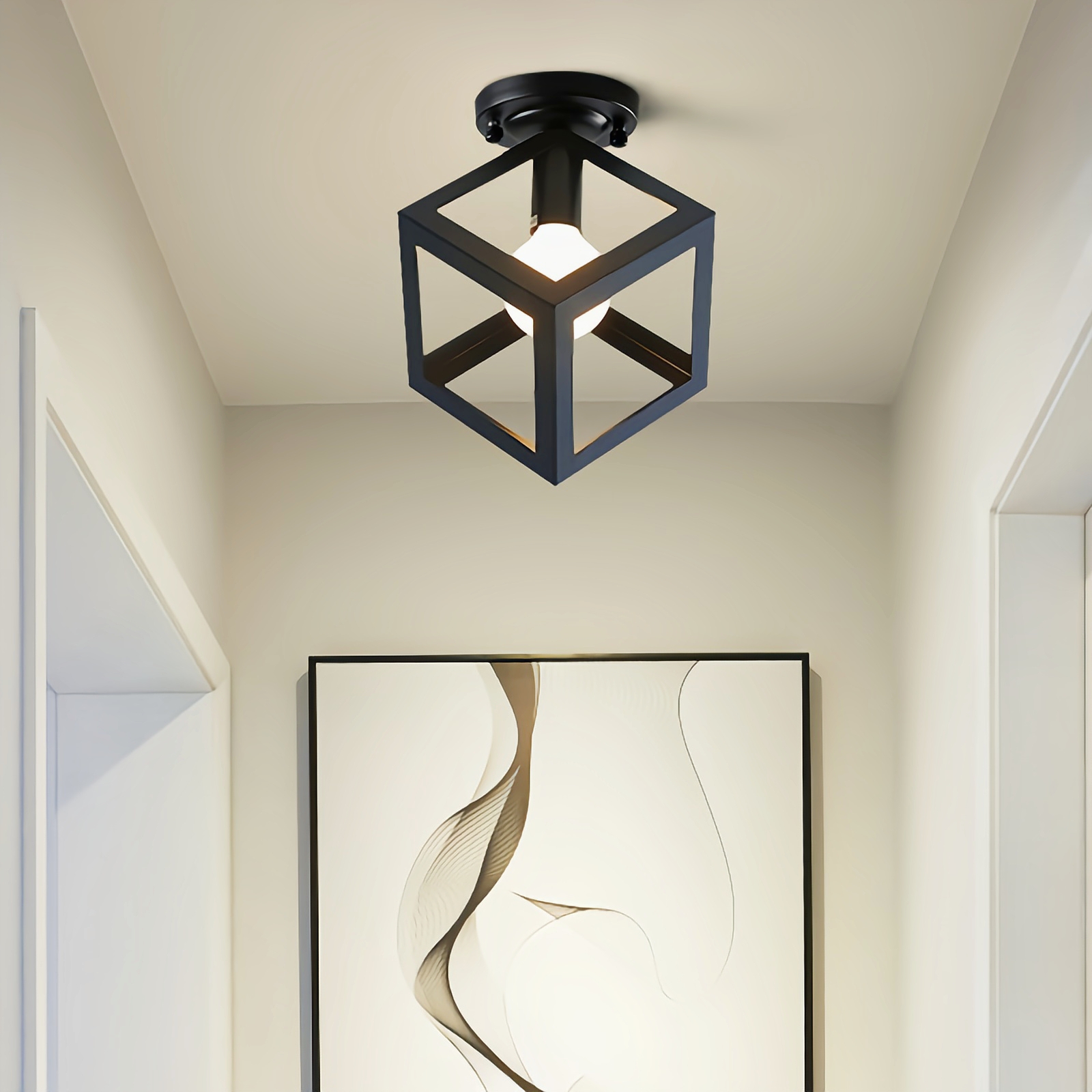 Gecree LED Retro Ceiling Light Home Aisle Cafe Decoration Lighting ...