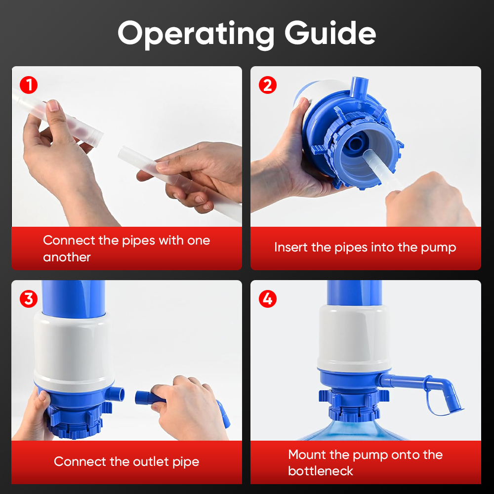 Mitsushi Hand Press Water Pump Portable Water Pump without Power for ...