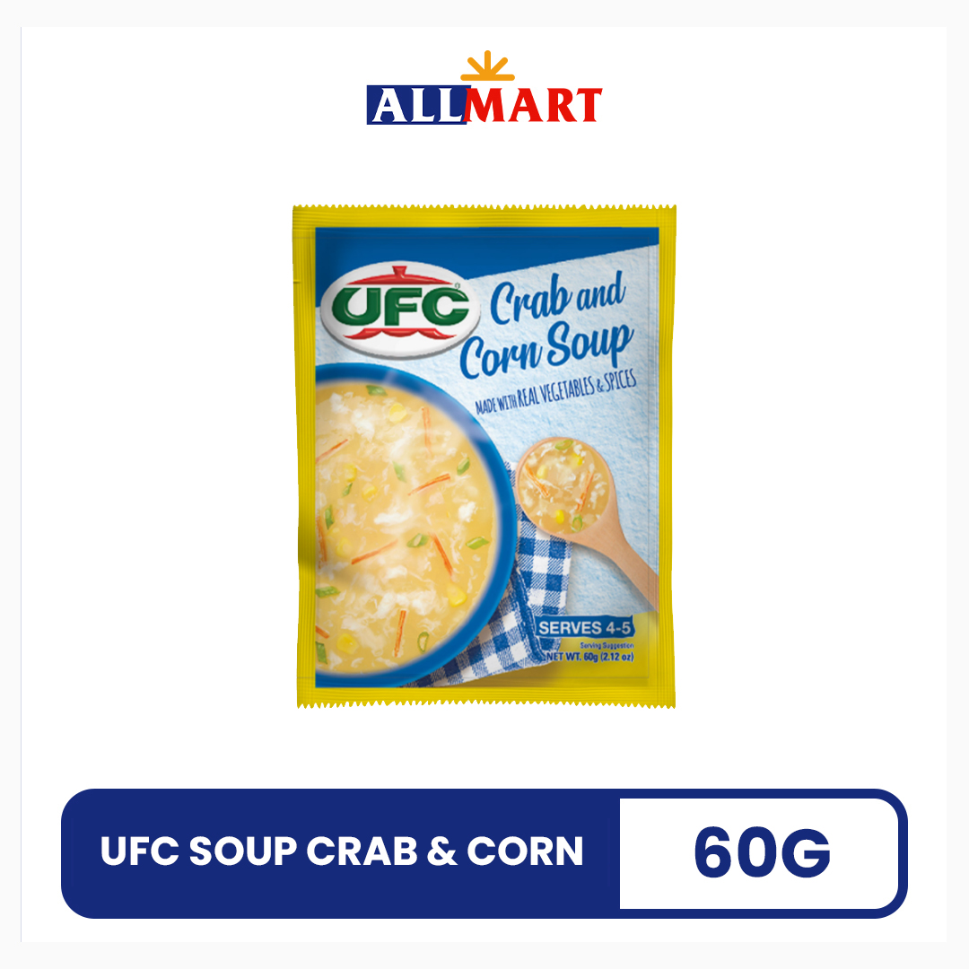 UFC Soup Crab & Corn 60g - AllMart Direct Shop | Shopee Philippines