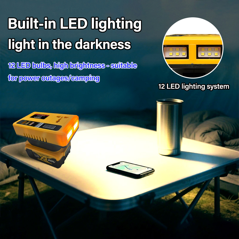 Dewalt Style1plug 21V to 220V Lithium Battery Wireless Portable ...