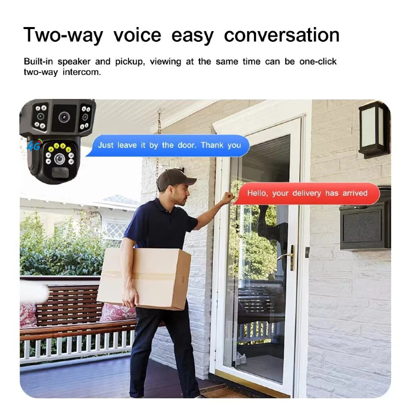 TP 4G SIM Solar CCTV Camera Outdoor Waterproof Connected to Phone With ...