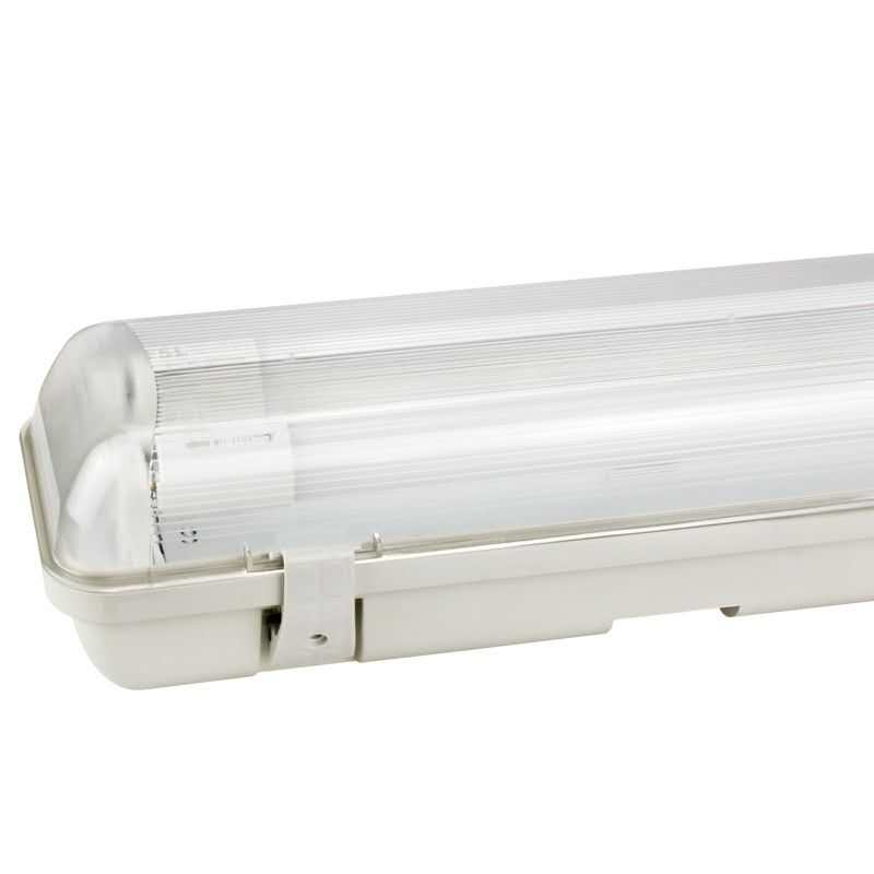 T8 Tri-proof LED Fluorescent Lamp with Dual Single Tubes, Complete Set ...