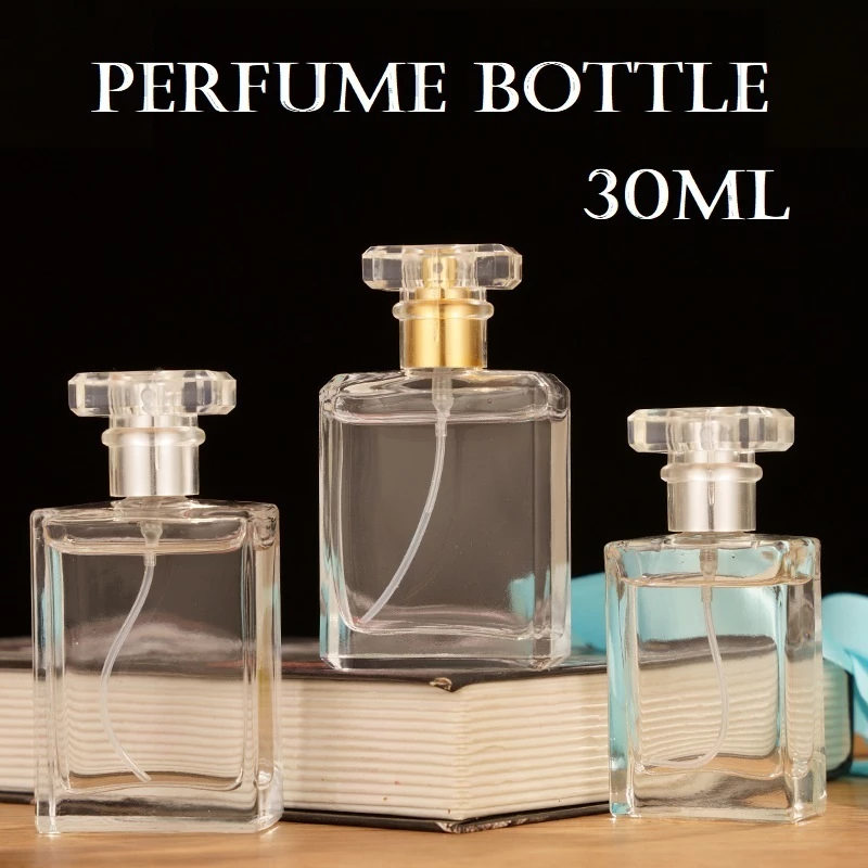 10Pcs 30/50ML Perfume Bottle Gold Silver Empty Bottle Spray Bottle ...