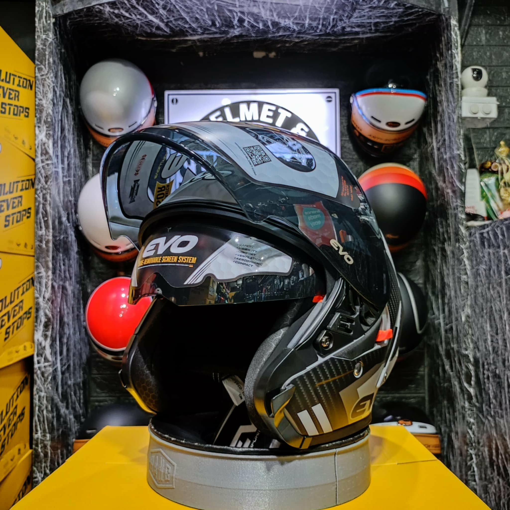 EVO TRX RADIX OPEN FACE DUAL VISOR | Shopee Philippines