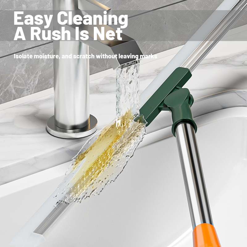 Silicone Magic Broom with Long Handle- Available Retractable 180 ...