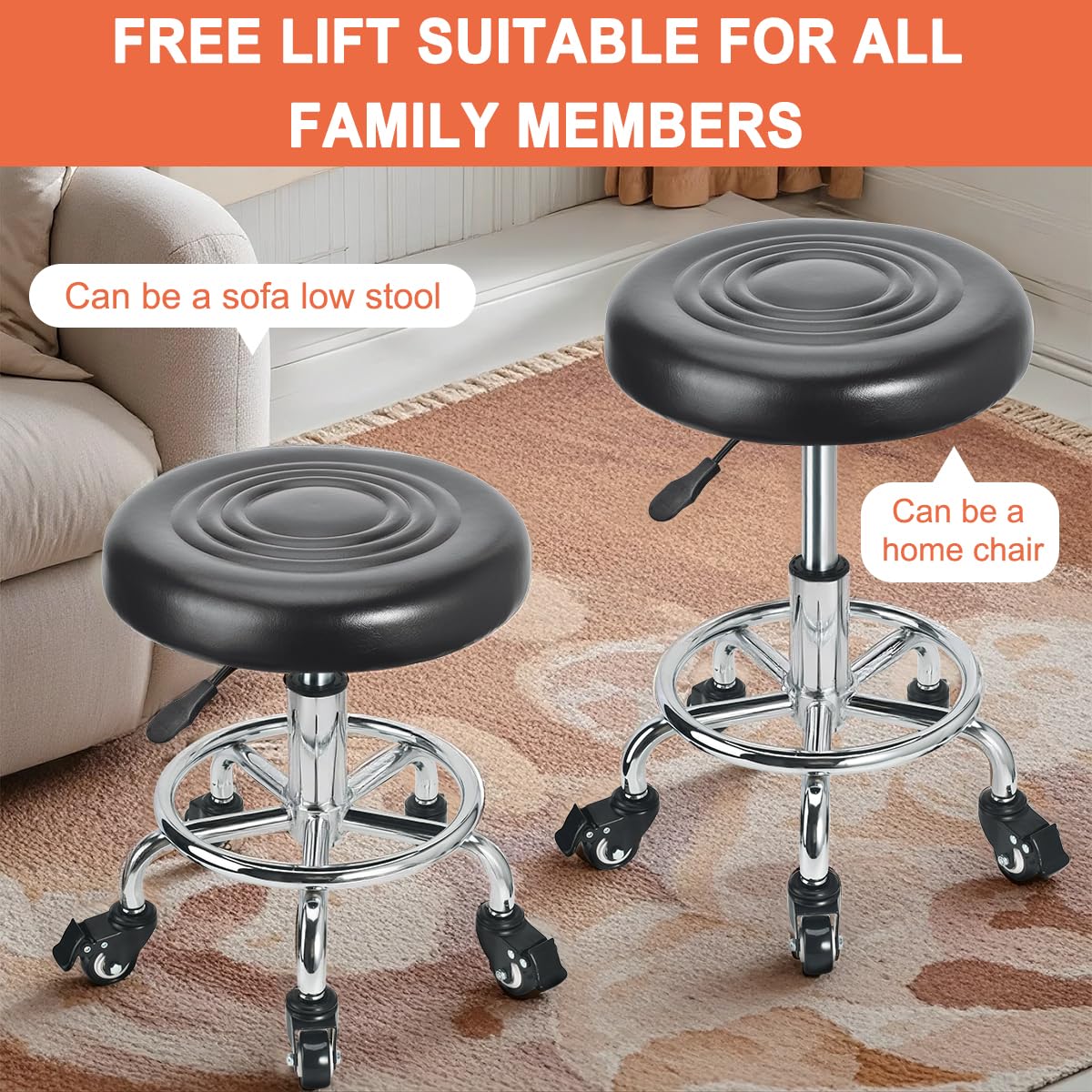 Modern minimalist bar stools home backrest bar swivel and height ...