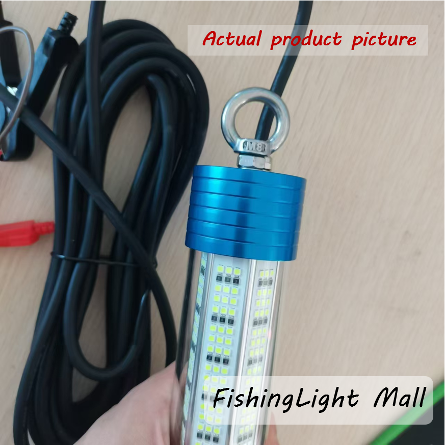 Bright Malls 150W 300W Underwater Fishing Light Portable LED Submersible Waterproof Lure Bait ...