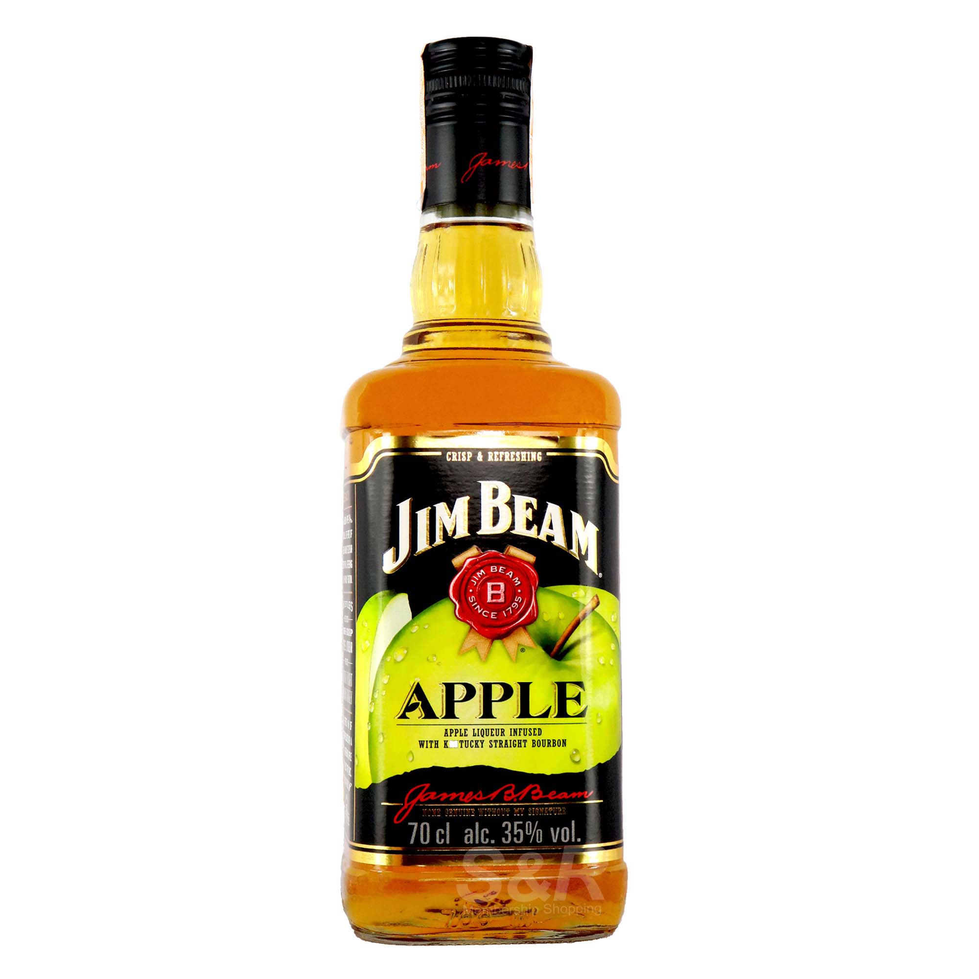 Jim Beam Apple Kentucky Straight Bourbon Whisky 700mL | Shopee Philippines