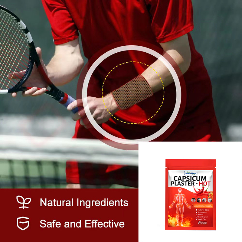 16pack Pain Relief Patch with Capsicum and Menthol for Long-Lasting ...