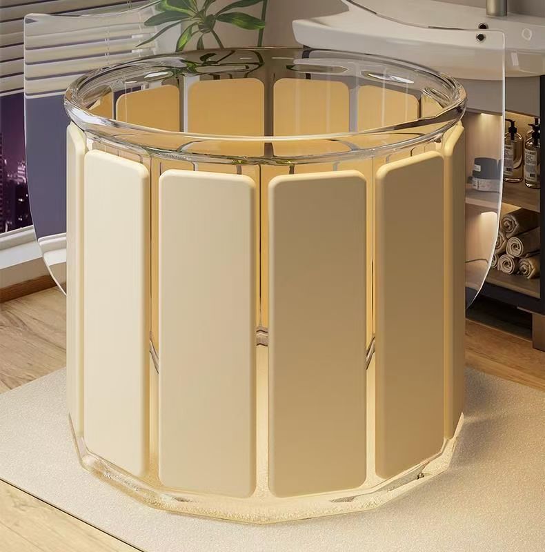 ISSI DIARY Foldable Bathtub 1S Unfold Long-lasting Heat Retention ...