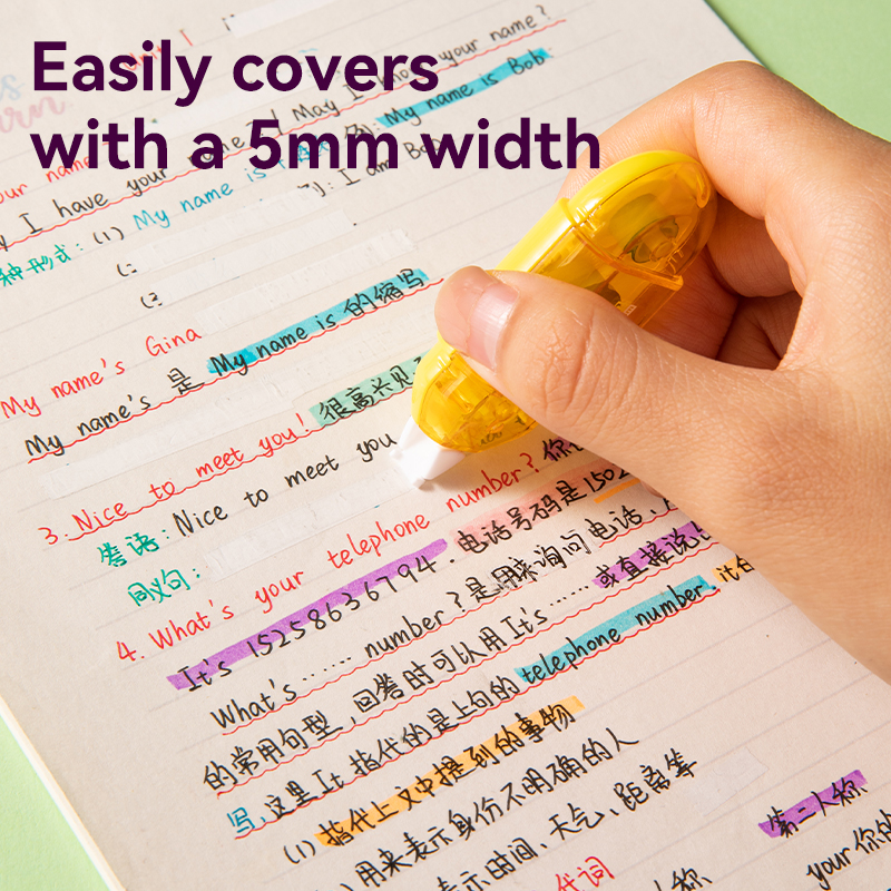 Deli EH350 Correction Tape 5mm*6m/8m Test Error Correction Murah ...