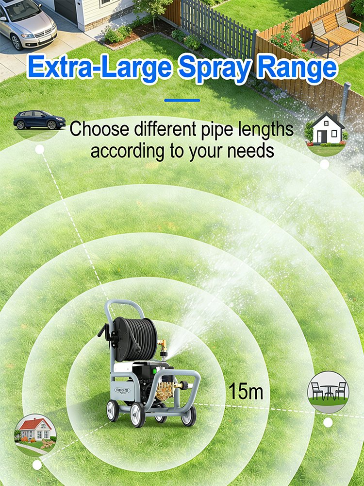 REAIM Pressure Washer Heavy Duty 35000Kpa Portable High Pressure Car ...
