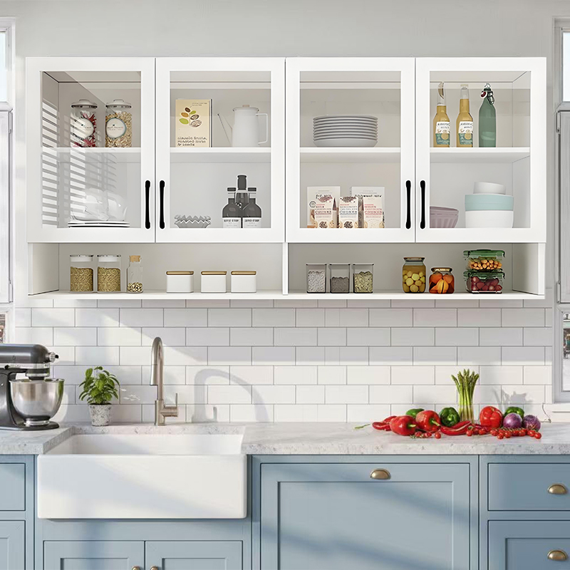 Hanging Cabinet Kitchen Cabinet Wooden Wall Cabinet Cupboard for ...