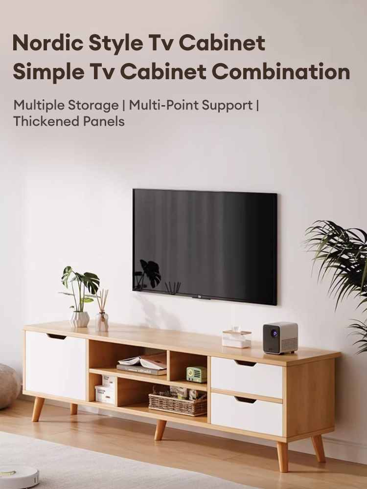 【Thickening】AKEA TV Rack Table Furniture TV Stand cabinet Modern Living ...