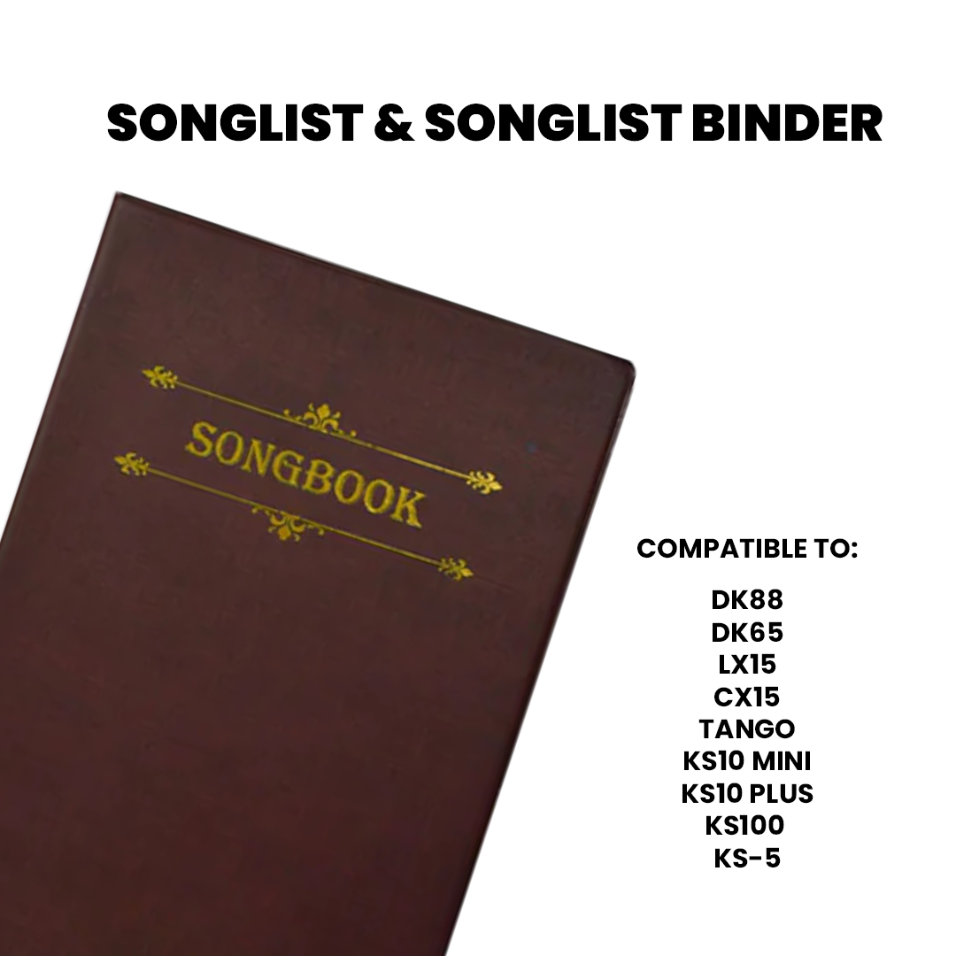 KS series songlist binder and songlist | Shopee Philippines