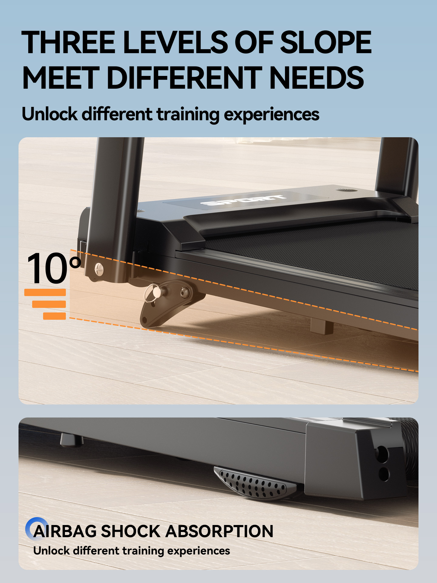 Treadmill Heavy Duty 1-14KM/H Electric Foldable With Massager and APP ...