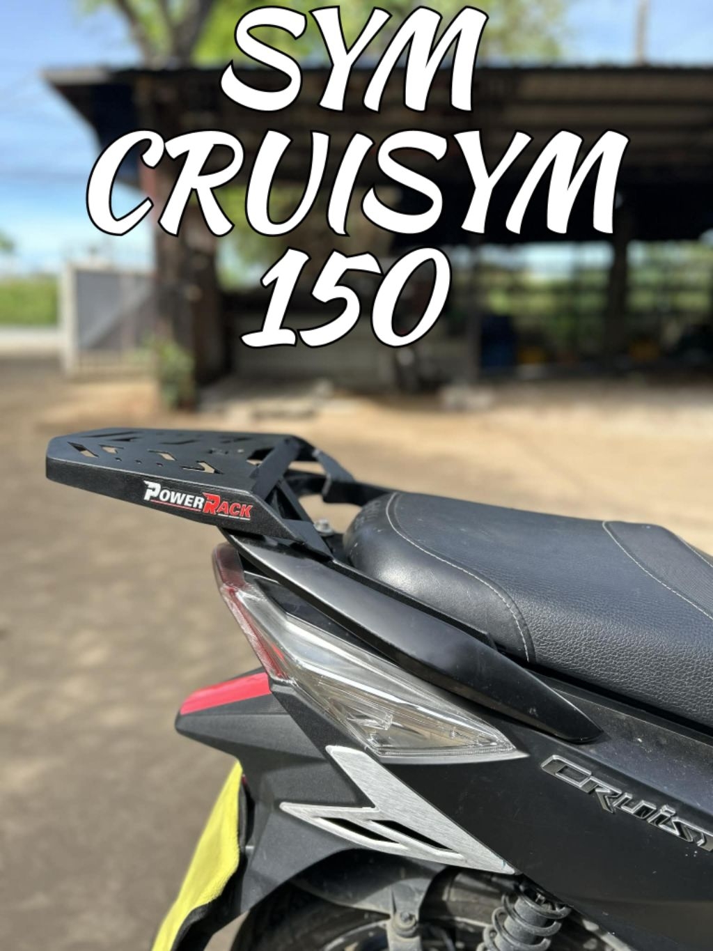 SYM CRUISYM 150 / STAY GRAB BAR / TOPBOX BRACKET / LASER CUT PLATED ...