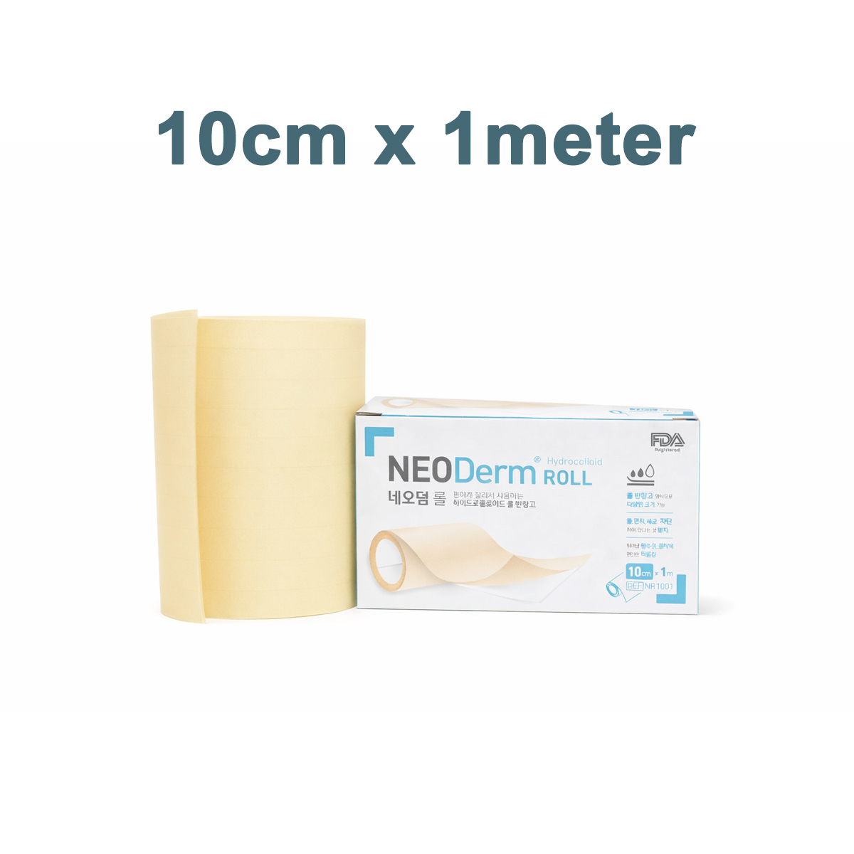 NeoDerm Hydrocolloid Roll Dressing – Wound Care Patch (5cm x 1m / 10cm ...