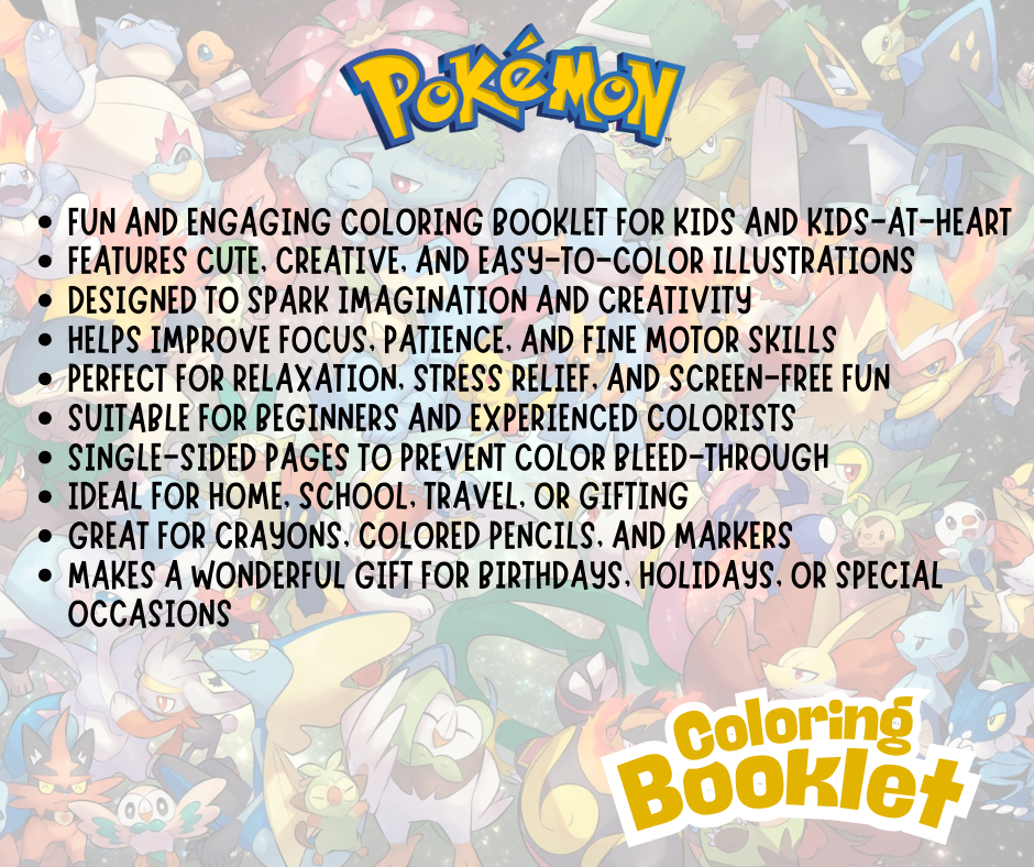 Pokemon Coloring Booklet , Pokemon Fan art Coloring Book , Pikachu ...